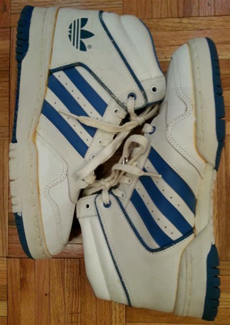8 VINTAGE VERY RARE 70s/80s ADIDAS BASKETBALL WORN ONCE WHITE LIGHT ...