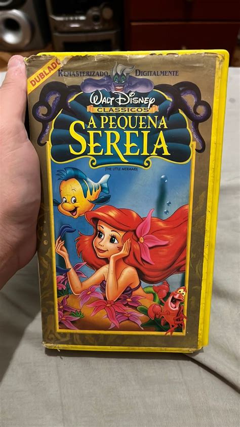 Vhs a Pequena Sereia Filme e Série Disney Usado enjoei