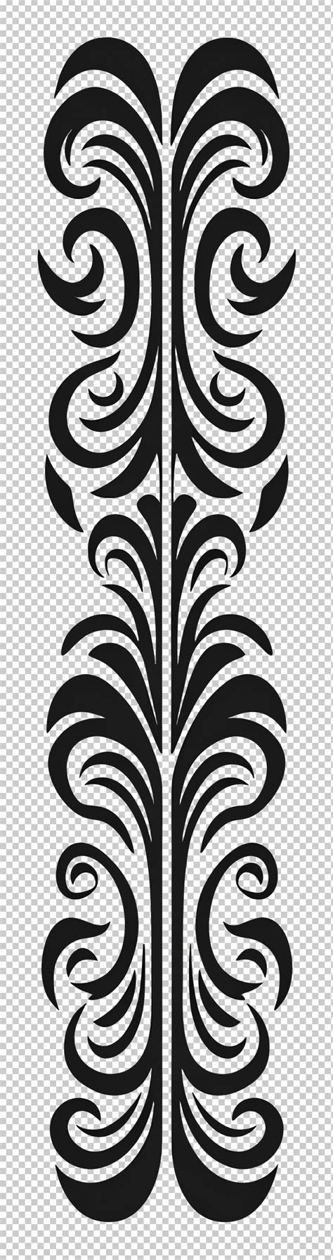 Fancy Line Black Ornamental Design Pattern Png Clipart Art Black