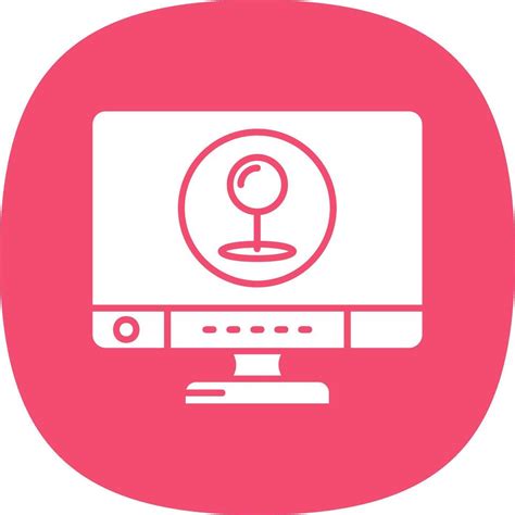 Pin Glyph Curve Icon 41693957 Vector Art At Vecteezy