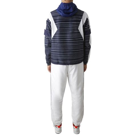 Buy Lacoste Tracksuit Men White Blue Online Tennis Point Uk