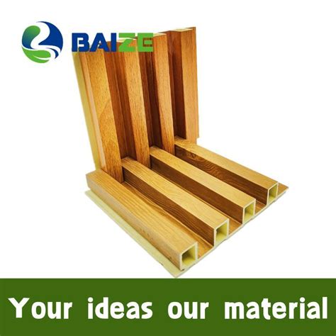 Household 3 Dimension Print Wpc Wall Panel With Natual Wood Wpc Wall Panel And Wall Cladding