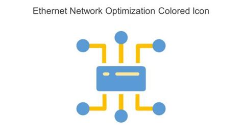 Ethernet Network Optimization Colored Icon In Powerpoint Pptx Png And