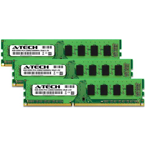 12GB 3x 4GB DDR3-1600 Kingston HyperX KHX1600C9D3K3/12GX Equivalent ...