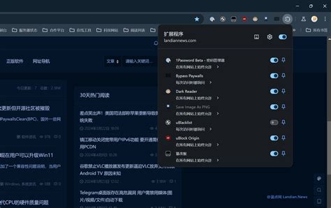 谷歌浏览器增加新功能可在特定网站上一键禁用所有扩展程序 蓝点网