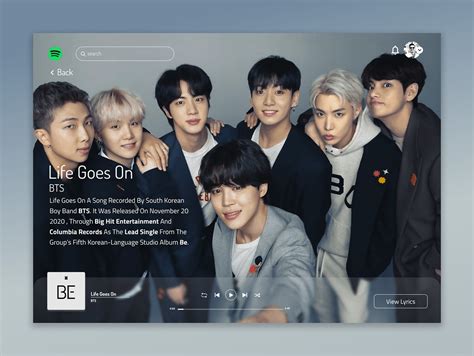 Spotify Desktop Ui On Behance