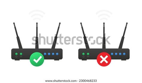 No Connection Server Internet Check Cross Stock Vector Royalty Free 2300468233 Shutterstock