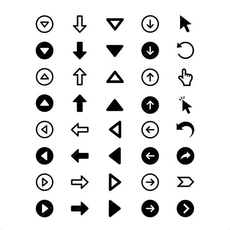 Premium Vector Vector Flat Design Arrow Collection