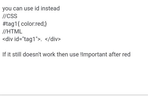 Html Css Class Wont Work Stack Overflow