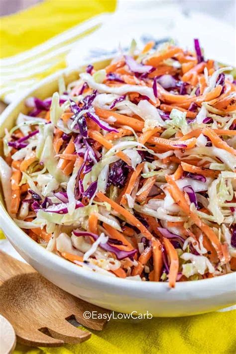 Low Carb Coleslaw Minute Prep Easy Low Carb