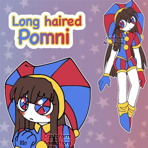 I Dont Think I Posted This Here Yet But Long Haired Pomni Again R