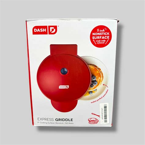 Dash 8 Electric Griddle Red Kitchen Switchen Resale