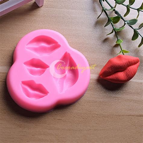 Red Lips Silicone Fondant Mold Sexy Lips Resin Mold Kiss Lips Etsy