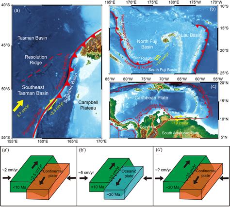 A The Puysegur Subduction Initiation Si At A Strike‐slip Fault With Download Scientific
