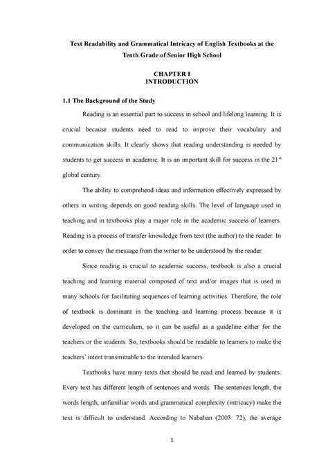 Text Readability And Grammatical Intricacy Of English Textbooks At The