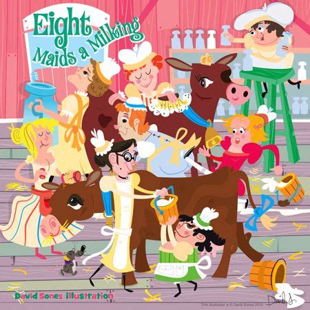 Eight Maids A Milking Twelve Days Of Christmas 12 Days Of