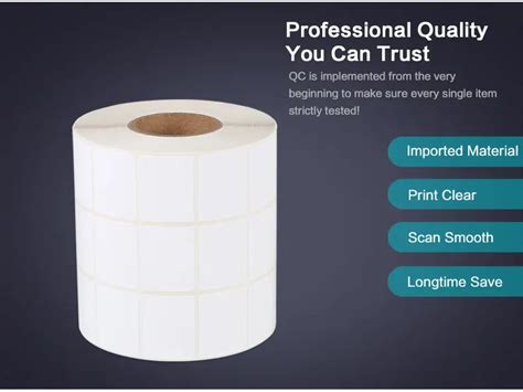 하이 퀄리티 열 전달 라벨 프린터 스티커 광장 슈퍼마켓 접착제 배송 태그 식료품 및 판촉 사용