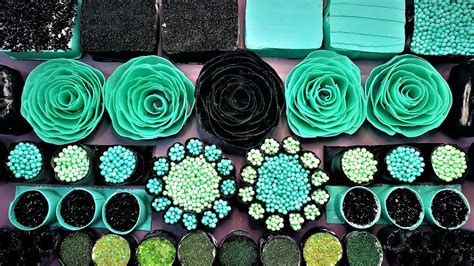 BLACK MINT Crushing Soap Boxes With Starch Foam Glitter Clay