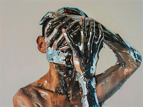 Premium Photo A Man Covering His Face With His Hands