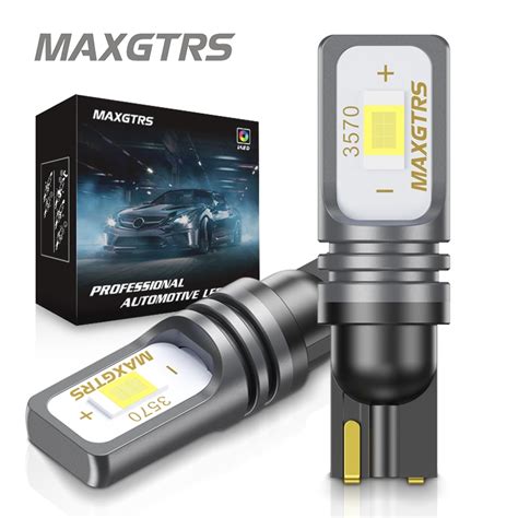 Maxgtrs T10 CANBUS W5W 168 194 3570 ชป LED 72W ตวบงชอตโนมต