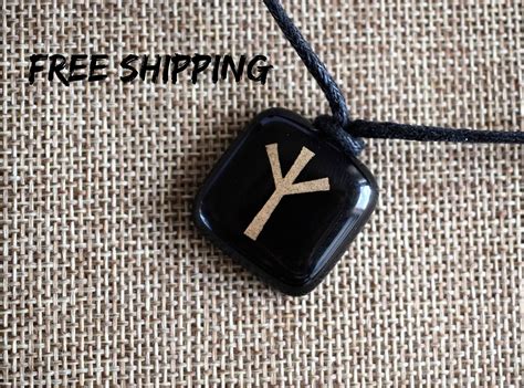 Algiz Runa Protection Elhaz Rune Viking Talisman Runic Etsy