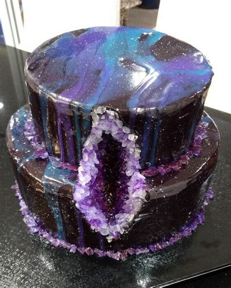 The 15 Best Geode Cake Ideas To Rock Your World The Party Inspo