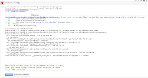 Error Converting Universal Sentence Encoder To Tflite With New