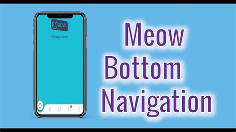 Meow Bottom Navigation Youtube