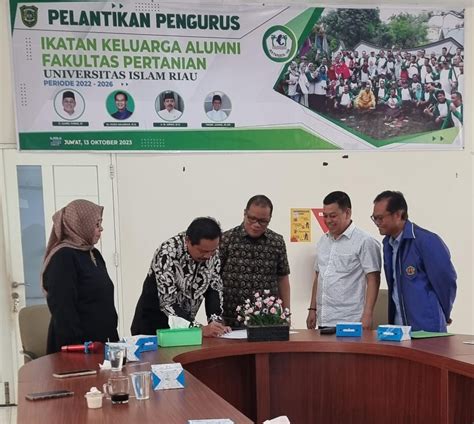 IKA Faperta UIR 2022 2026 Dilantik Ini Susunan Pengurus Lengkapnya