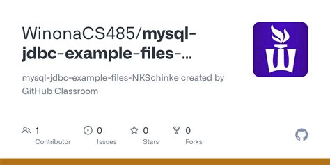 GitHub WinonaCS485 Mysql Jdbc Example Files NKSchinke Mysql Jdbc