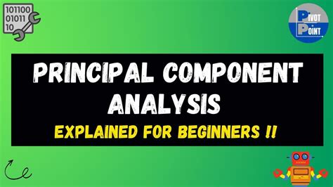 Principal Component Analysis Tutorial 21 Mathematics For Machine Learning Youtube
