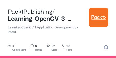 Github Packtpublishing Learning Opencv Application Development
