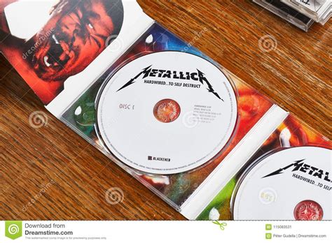 Metallica Hardwired To Self Destruct Cd Editorial Photo Image Of