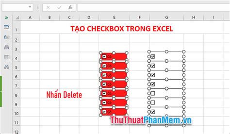 Hướng Dẫn Tạo ô Tích Trong Excel