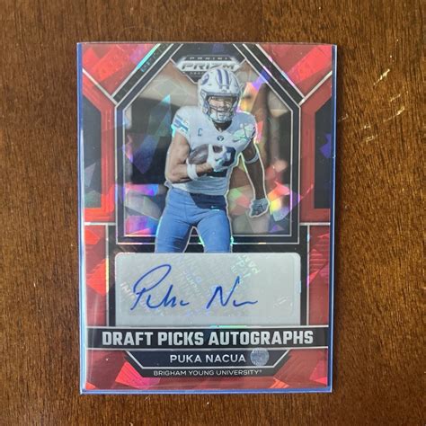 2023 Panini Prizm Draft Picks Draft Picks Autographs DPA PNU Puka