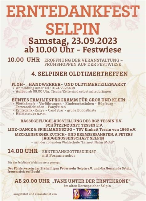 Erntedankfest In SELPIN