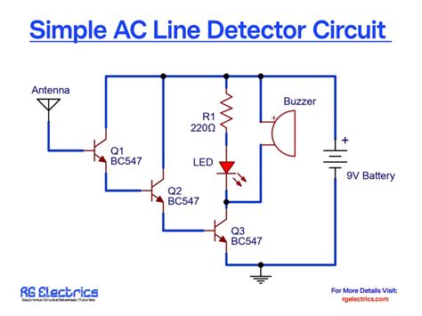 Simple AC Line Detector Circuit Using Bc RG Electrics
