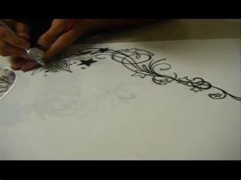 Airbrushing Starburst Tank Top Youtube