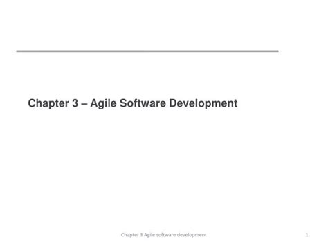Ppt Chapter Agile Software Development Powerpoint Presentation Id