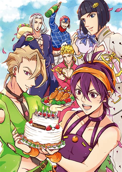 Giorno Giovanna Bruno Bucciarati Guido Mista Narancia Ghirga Pannacotta Fugo And 1 More
