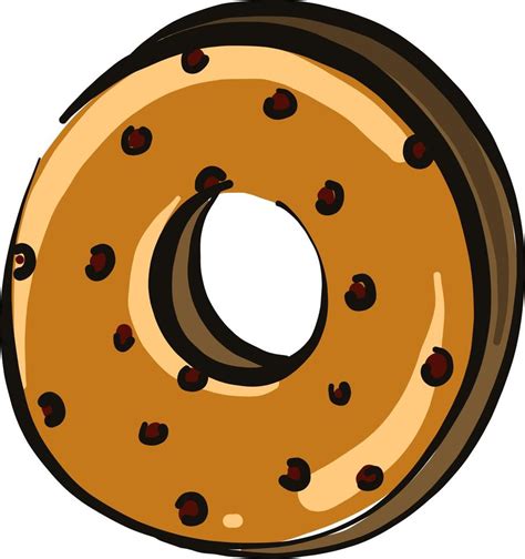 Delicious Bagel Illustrationvector On White Background 13723544