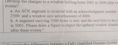 Develop The Changes To A Window Holding Bytes Studyx