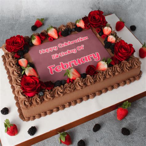 Rectangle Chocolate Cake Perfectly Shaped Rich Delight