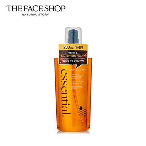 더페이스샵 에센셜 데미지 케어 헤어 세럼 대용량 Lg생활건강 가족몰