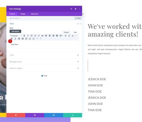download a free and advanced client showcase hover click design for divi