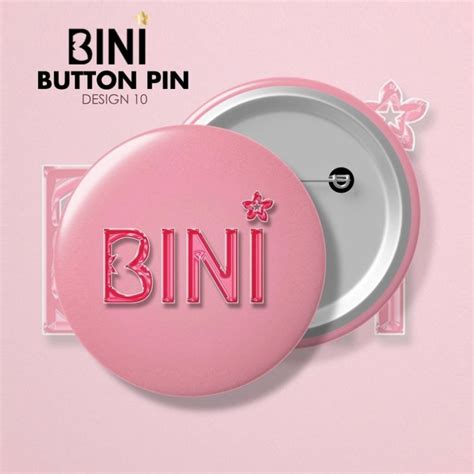 Bini Button Pins 58mm 2 25 Batch 1 Design Shopee Philippines