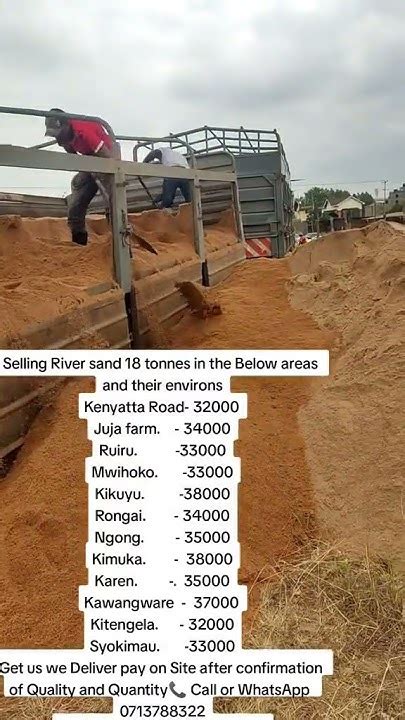 Quality Sand For Plaster 0713788322 Youtube