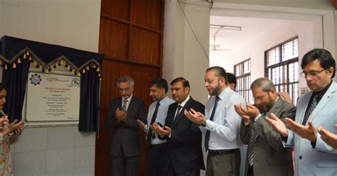 Prof Dr Syed Mansoor Sarwar Inaugurated A Smart Classroom A