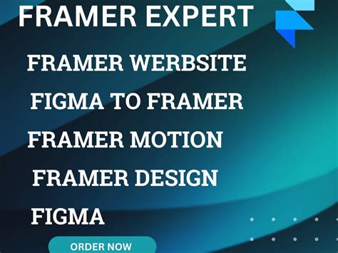 A Framer Motion Figma To Framer Famer Animation Framer Website Upwork
