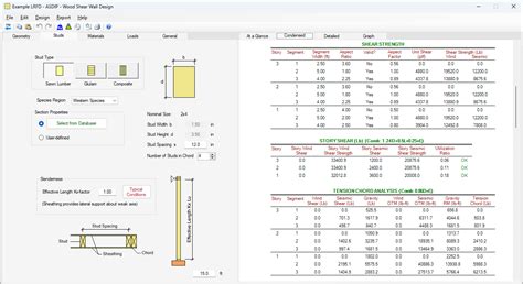 Shear Wall Example Using Asdip Wood Structural Software
